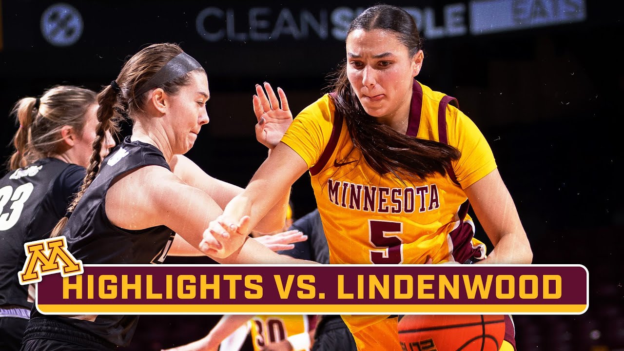 Lindenwood at Minnesota | Highlights | Big Ten Women's Basketball | Dec ...