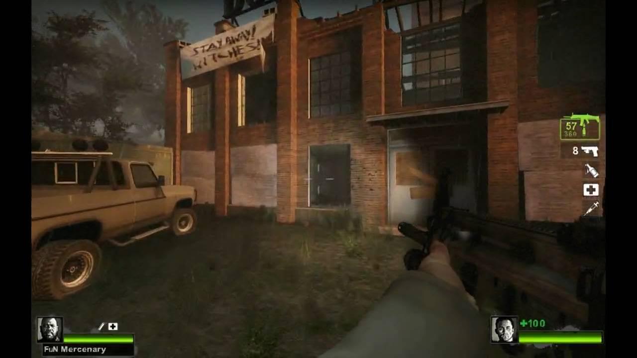 Left 4 Dead 2 Realism Expert Gameplay 2 Players Hard Rain Full Run