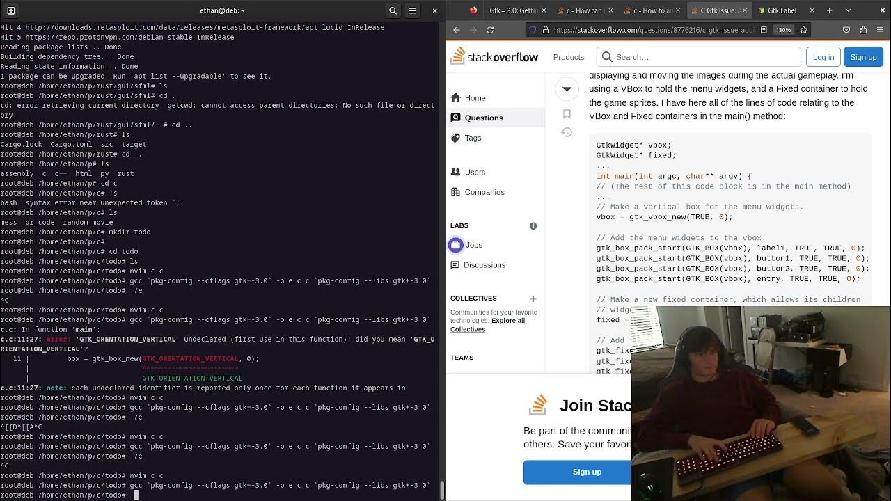 C | Todo maker | GTK3 | programming day 38 - YouTube