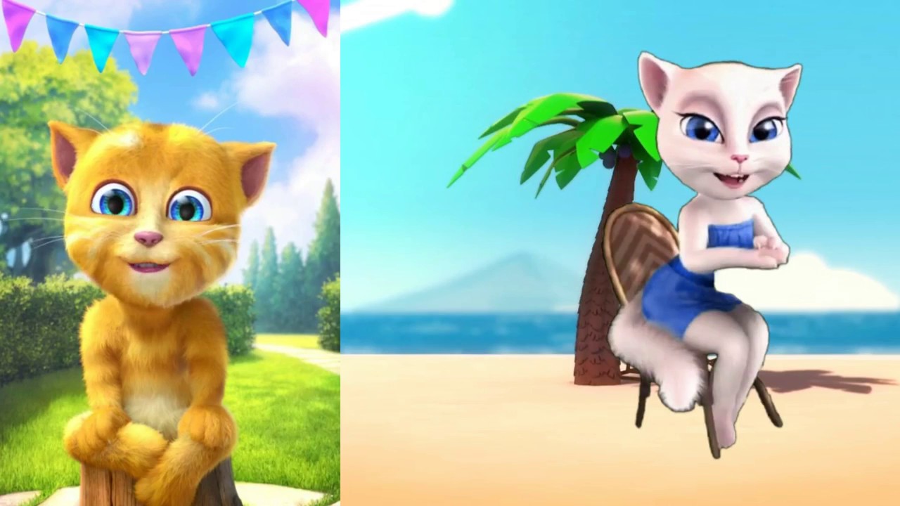 Johny Johny si Papa con Talking Tom y Talking Ginger funny - YouTube