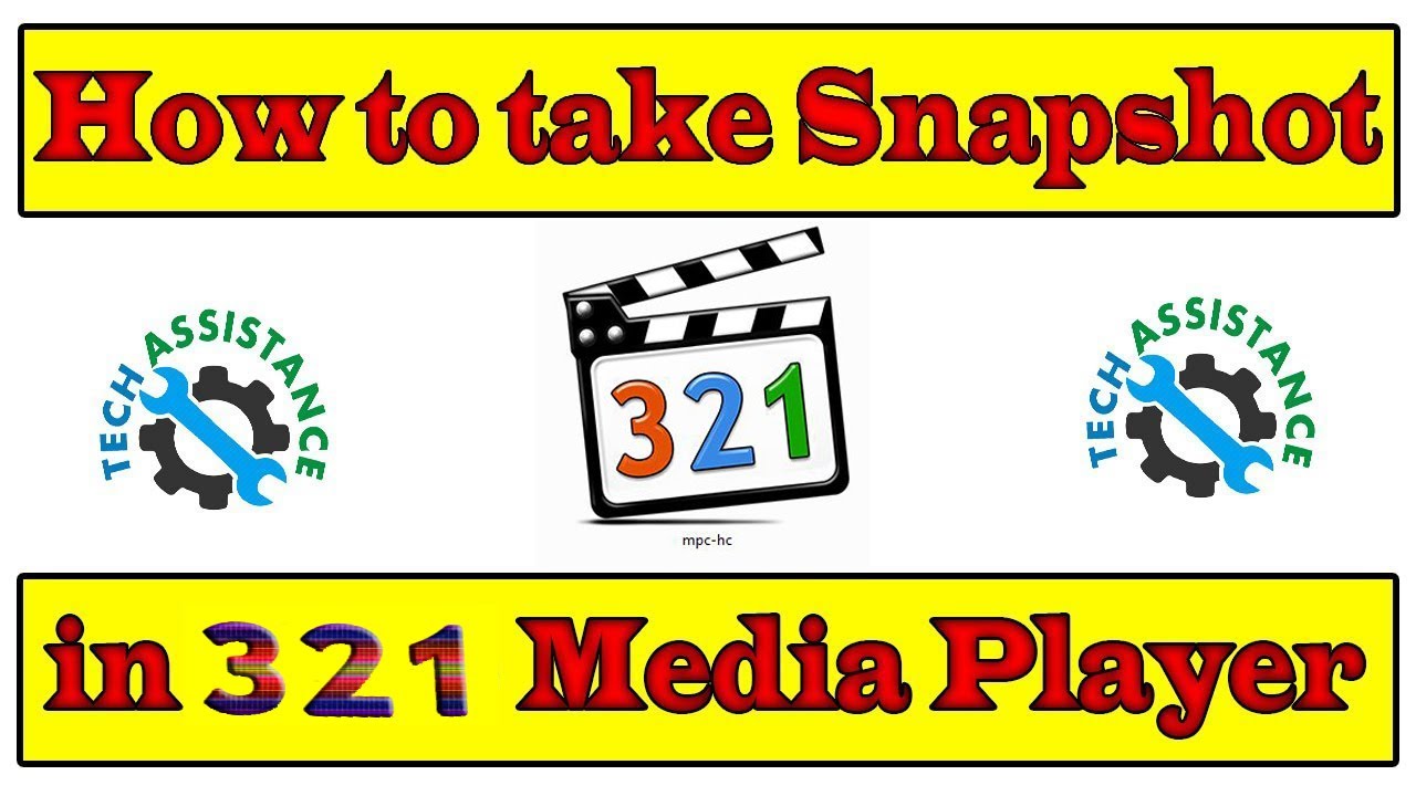 How to take snapshot with 321 media player - YouTube