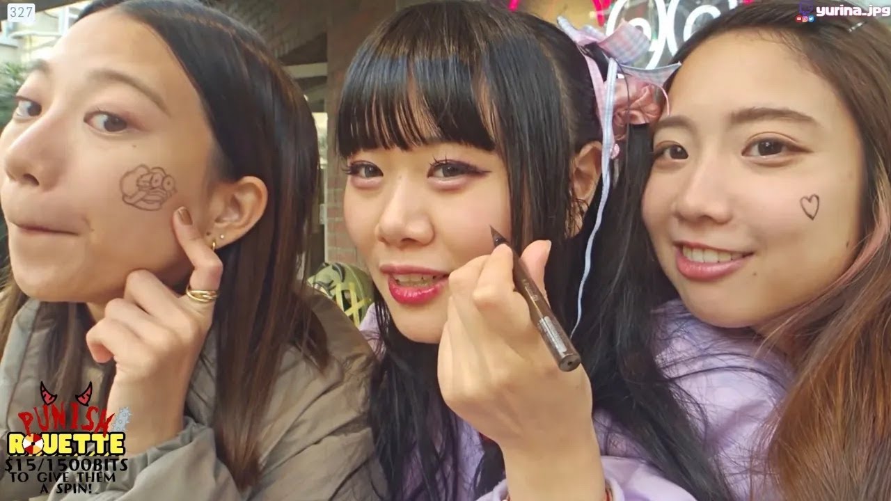 TOKYO IRL with PUNISHMENT ROULETTE w/ @kanagang @canniny !tokyo6 ...