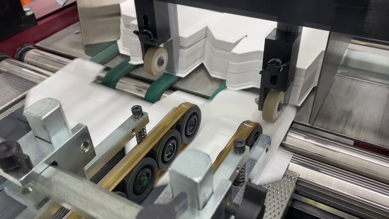 JP Graphics prints a medical TTAB box… showing how it is die-cut, glued ...