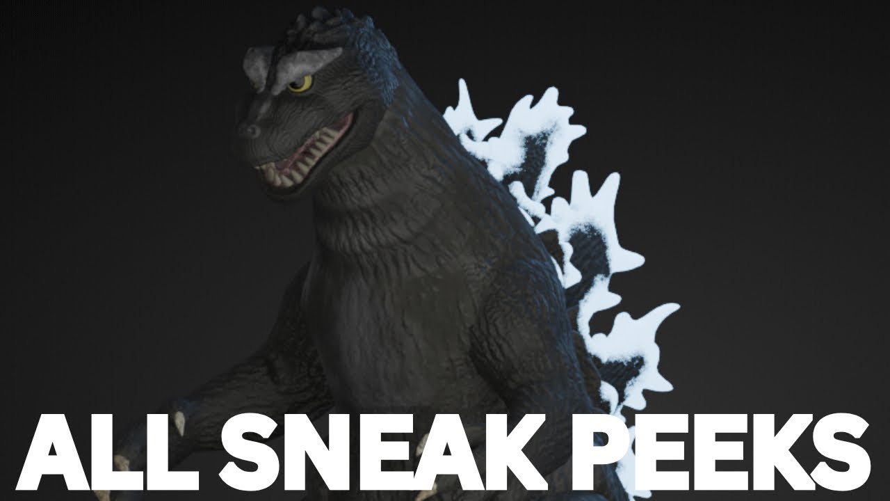 KAIJU REVOLUTION ALL SHOWA GODZILLA SNEAK PEEKS | Kaiju Revolution ...