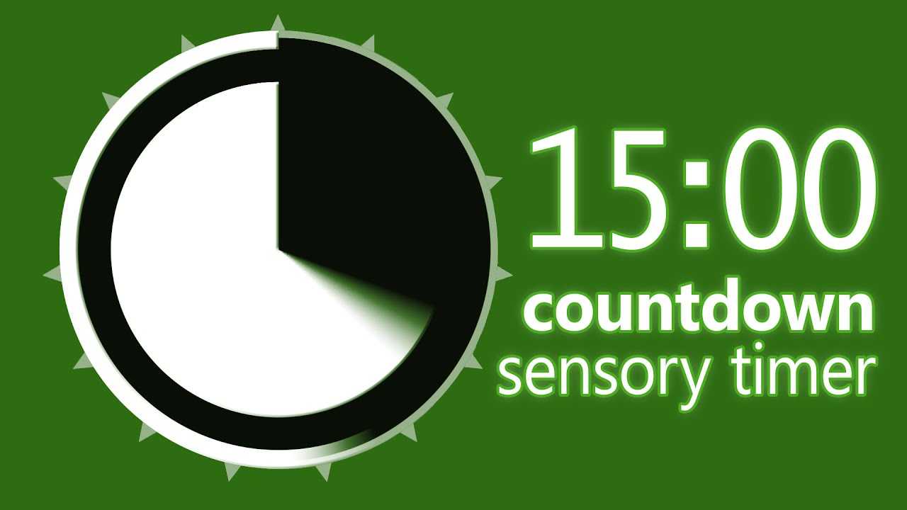 15 Minute Sensory Countdown Timer with Digital, Dial, Verbal Alerts ...