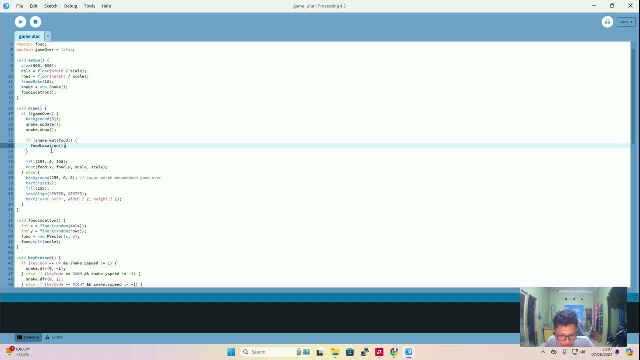 Membuat Game Sederhana Menggunakan Processing 4.1 - YouTube