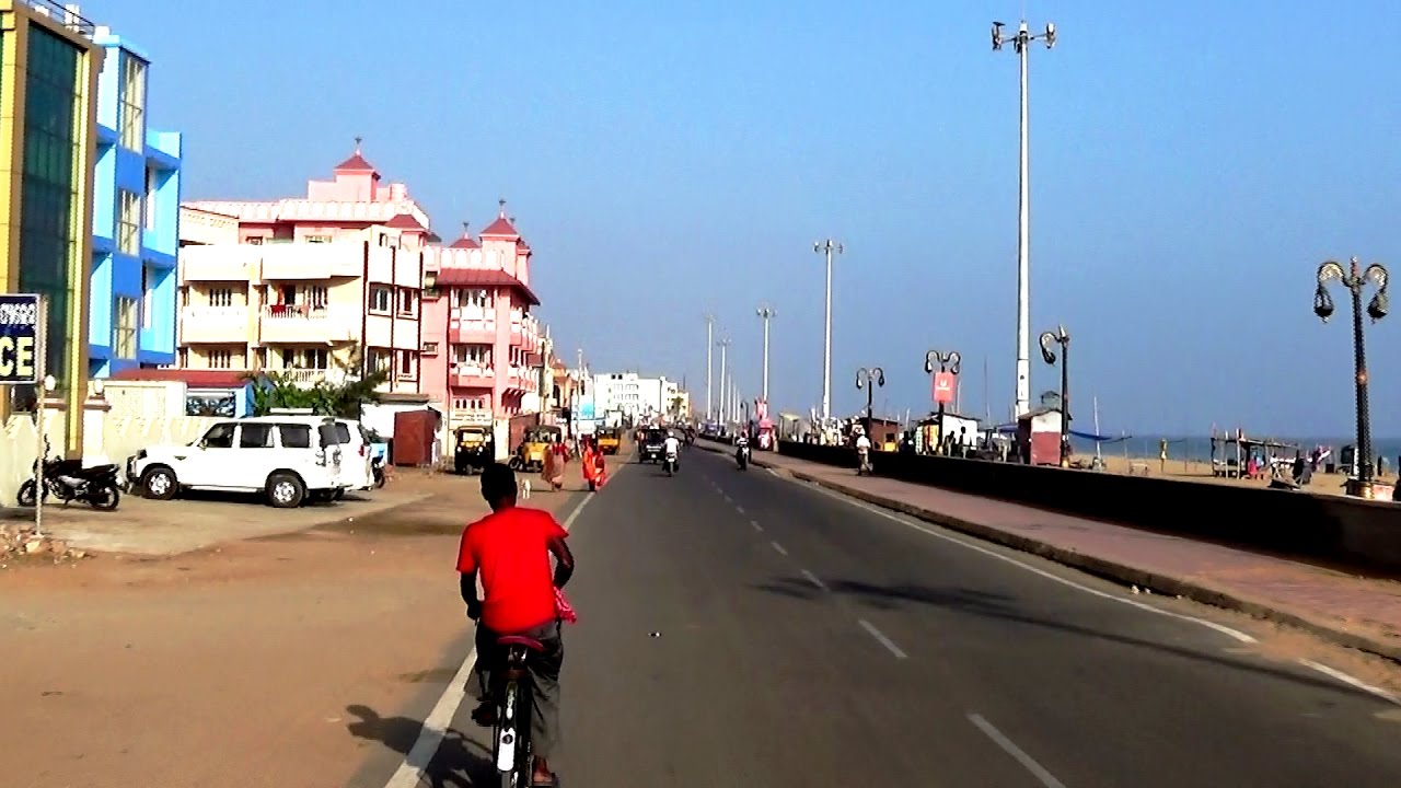 Puri Marine Drive Road from Light House to Puri Hotel - Odisha Tourism ...