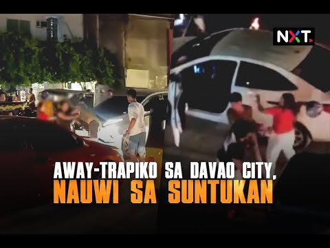Away-trapiko sa Davao City, nauwi sa suntukan | NXT - YouTube