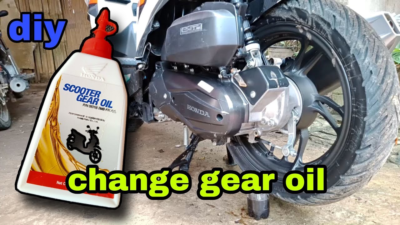 Paano mag Change gear oil ng ating Honda click | paano mag palit ng ...
