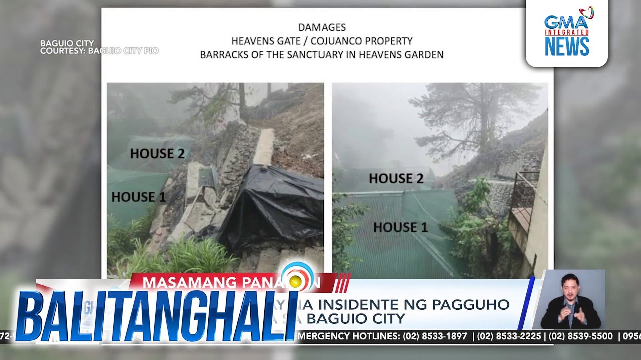 Magkakahiwalay na insidente ng pagguho ng lupa, naitala sa Baguio City ...