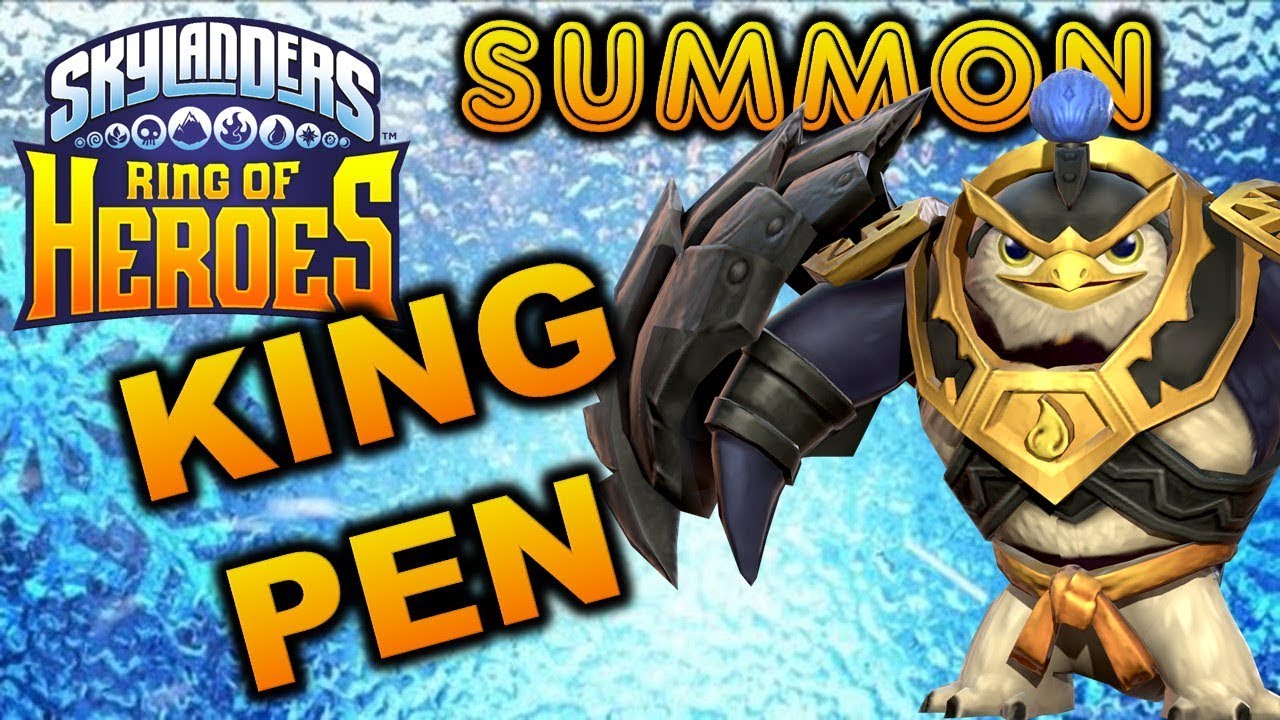MASTER KING PEN - Character SUMMONING & Showcase | Skylanders: Ring Of ...
