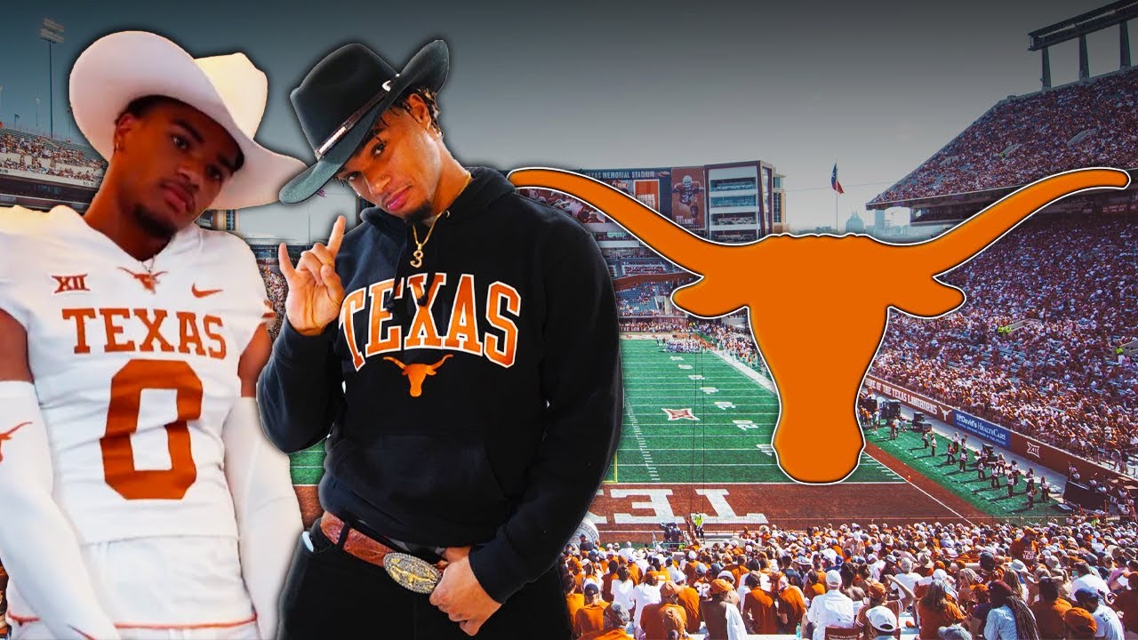 This SCARY BEAST Wide Receiver Just Committed To Texas Longhorns - YouTube