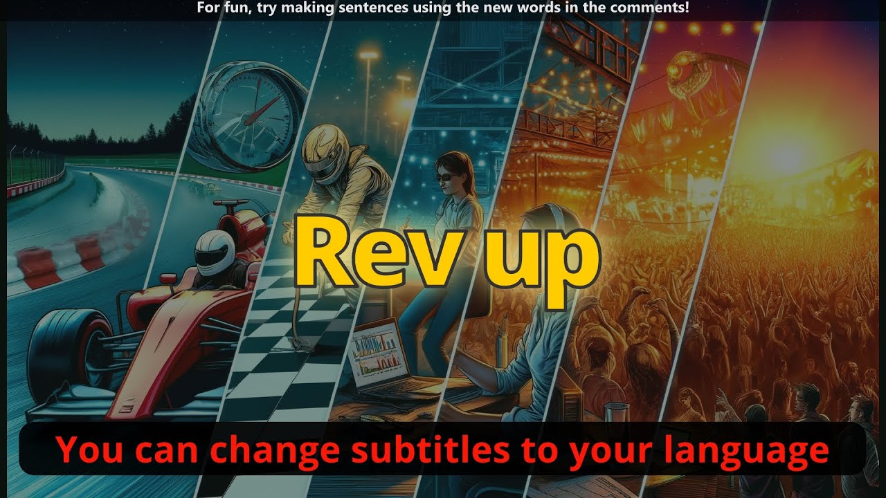 Rev up meaning with 5 examples - YouTube