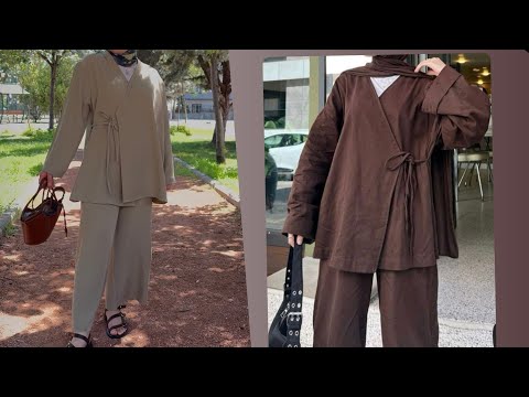 Kruvaze tunik dikimi 