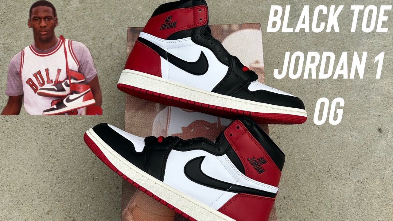 AIR JORDAN 1 BLACK TOE REIMAGINED UNBOXING!!! - YouTube