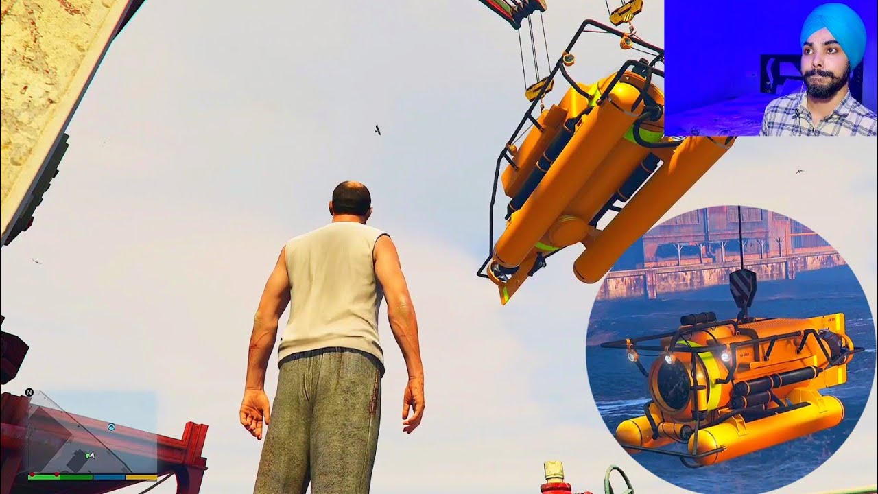 Trevor Steals Mini Submarine (Minisub) || Gta 5 || Ps5 Gameplay ...