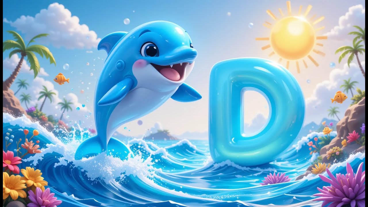 D is for Dog | ABC Animal Song for Kids | Learn Alphabet with ...