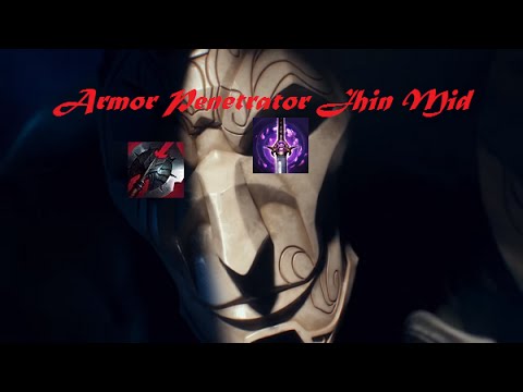 League of Legends - FULL ARMOR PENETRATION JHIN MID - YouTube