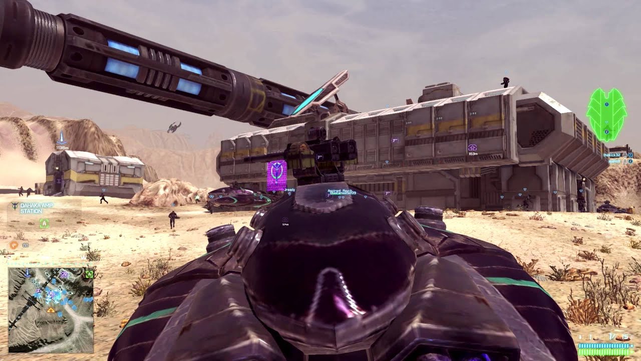 Planetside 2 tank assult - YouTube