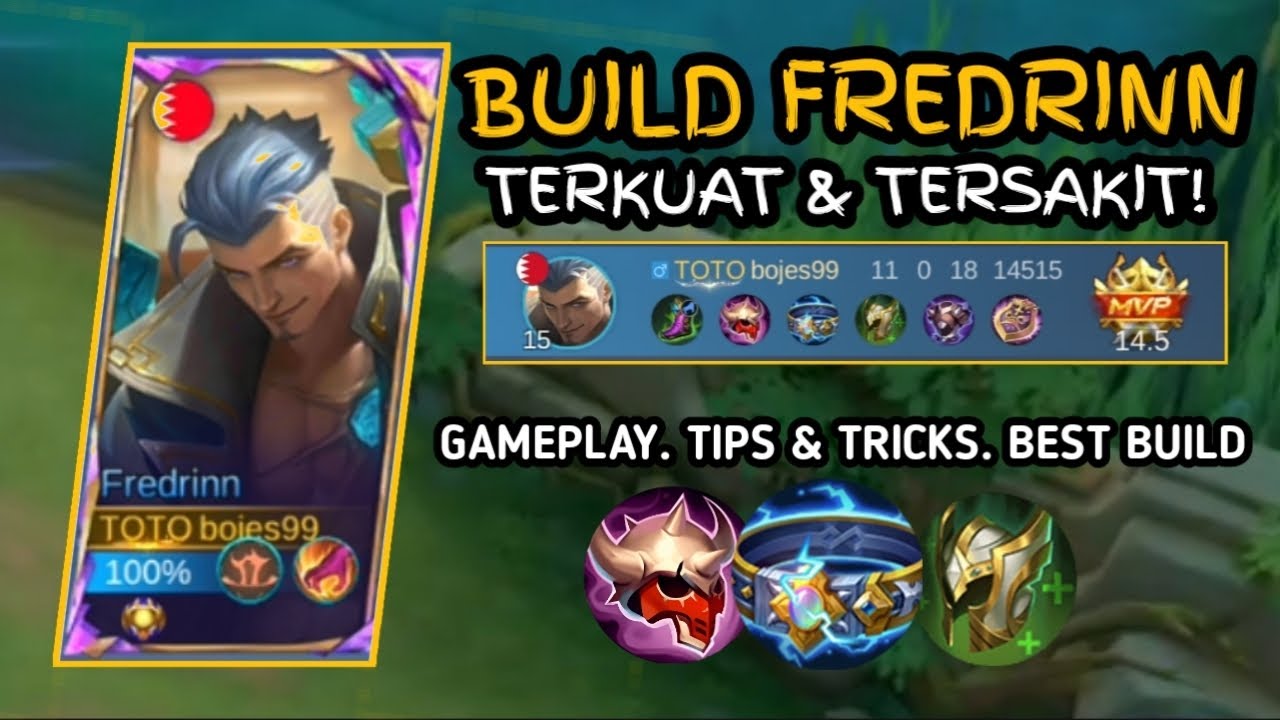 Build Fredrinn Terkuat & Tersakit 2024 !!! Gameplay,Tips & Tricks, Best ...