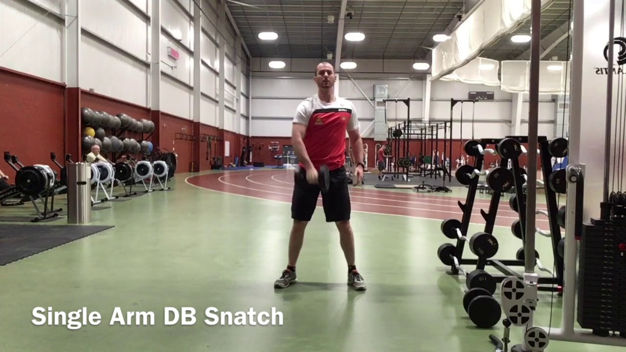 Single Arm DB Snatch - YouTube