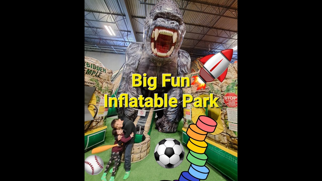 Big Fun Inflatable Park | YYC Kidz - YouTube