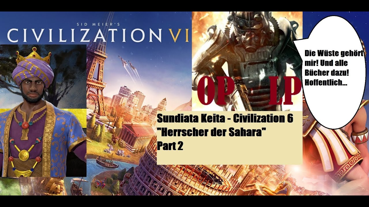 #2 Suguba Explosion! Sundiata Keita (Mali) GOTTHEIT - Civilization 6 ...