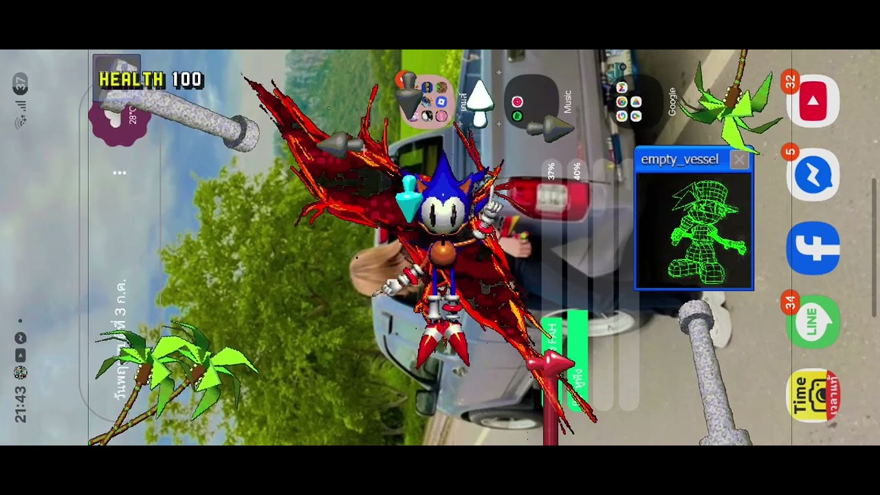 fnf rewrite round 2 android background support!? - YouTube