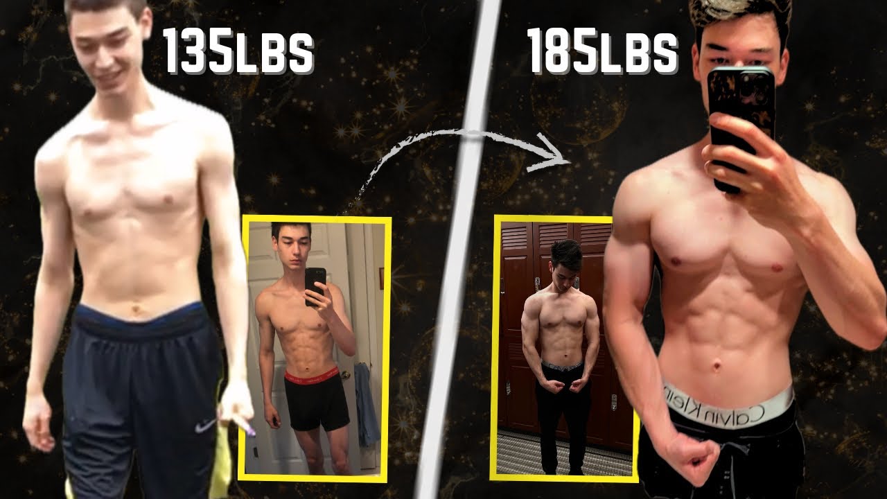 How I gained 50 lbs of muscle in two years - YouTube