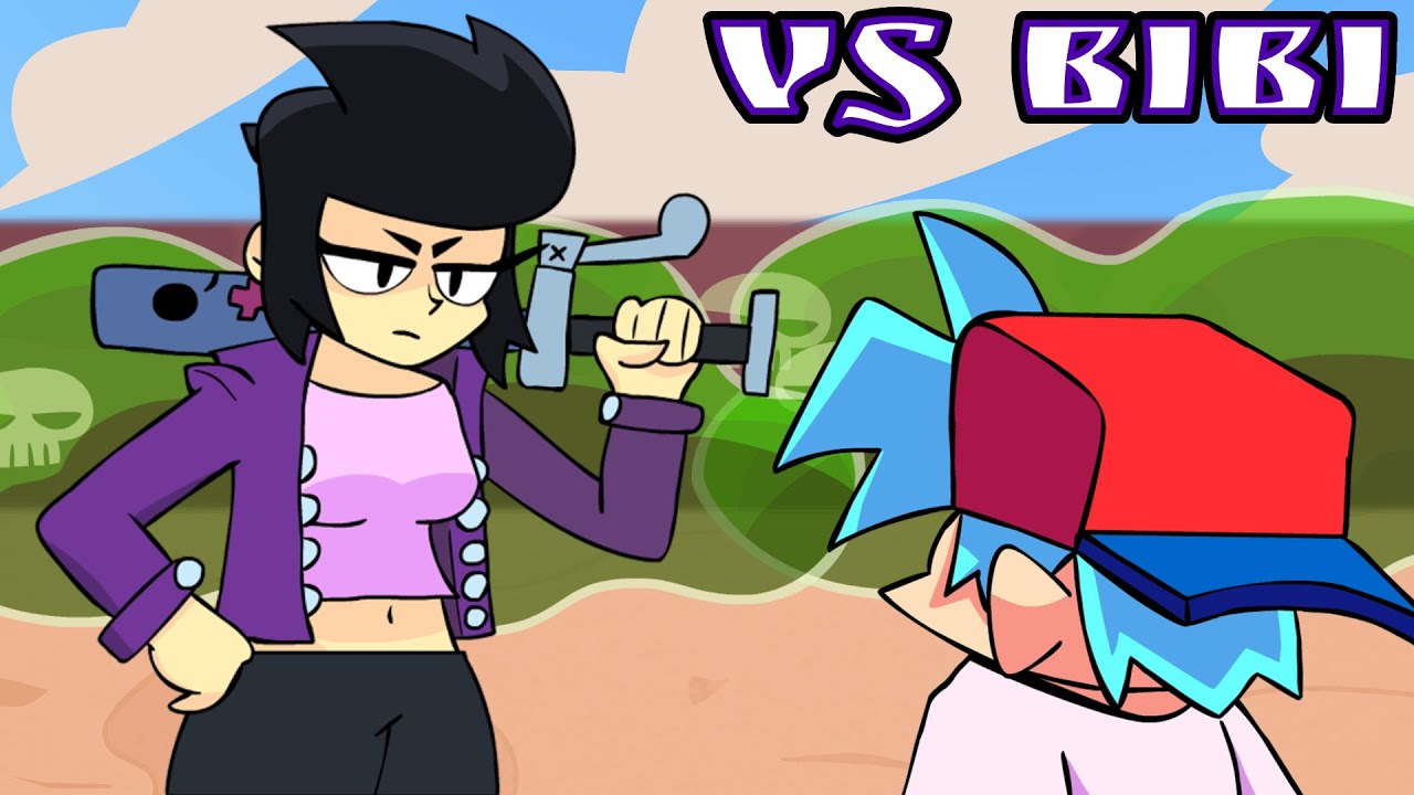 FNF: VS Bibi // Brawl Stars mod [Botplay] Friday Night Funkin' - YouTube
