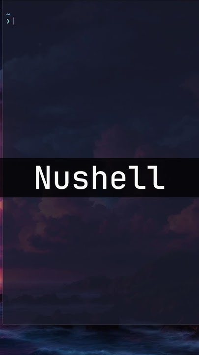 Nushell #nushell #rust #shell #http #linux - YouTube