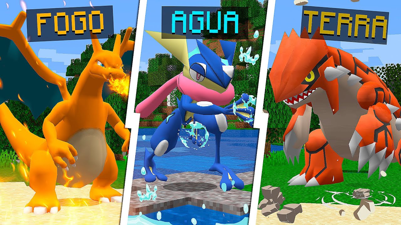 Primeiro Que Capturar Todos Tipos de Pokémon Ganha no Minecraft ...