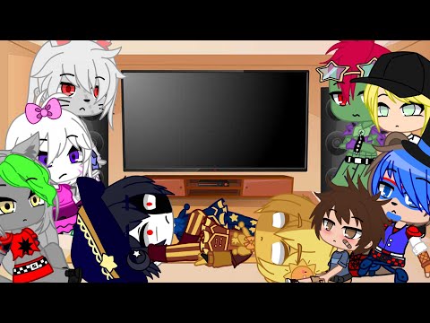 💎Security Breach React to Funny Memes💎 |FNAF Security Breach Part 2|