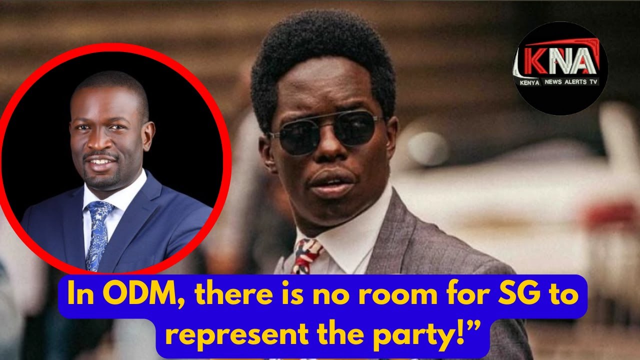 IN ODM PARTY THERE'S NO WHERE THE OFFICE OF THE SECRETARY GENERAL IS ...