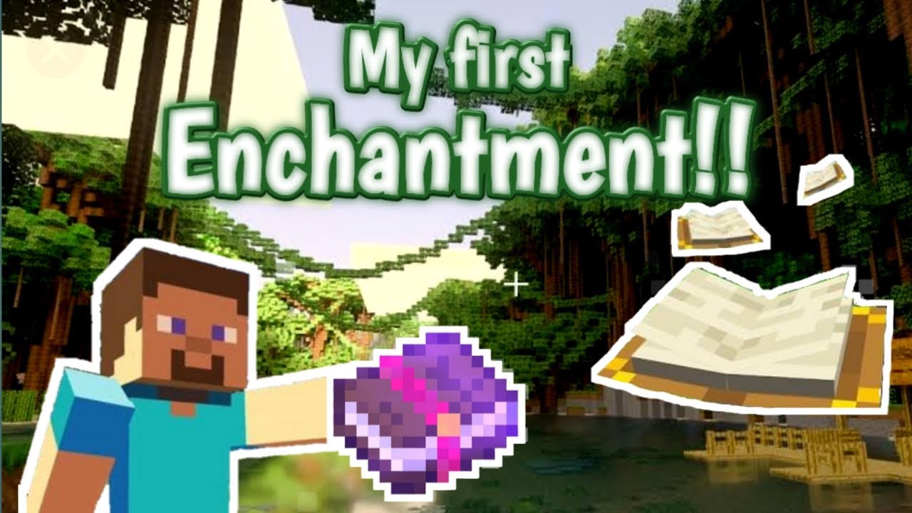 Minecraft#15 My First Enchanting ^_^😁 - YouTube