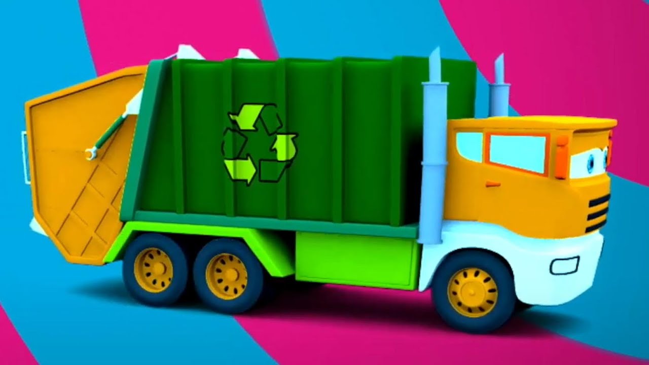 Garbage Truck, Car Formation & Uses, Animated Cartoon Videos - YouTube