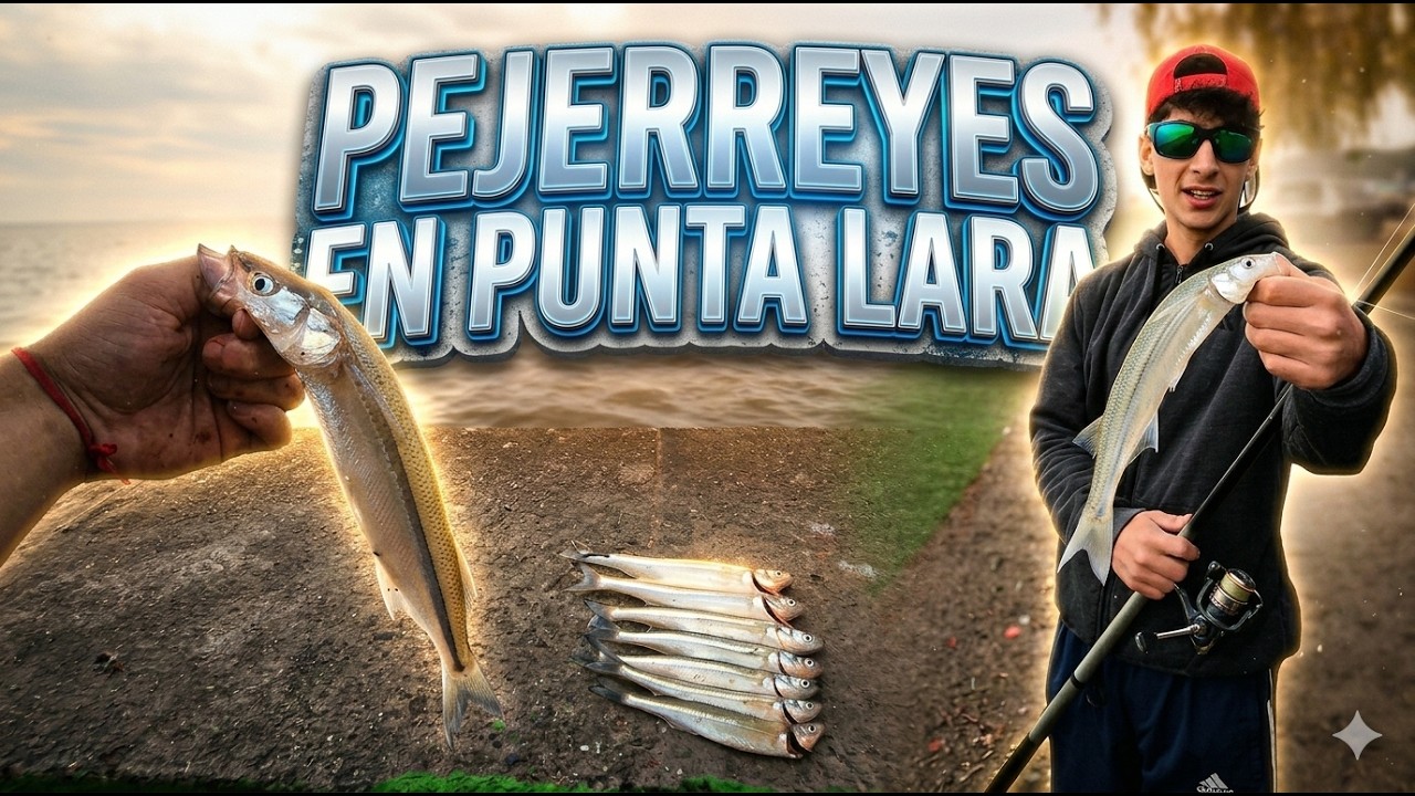 PESCA Y COCINA EN PUNTA LARA PESCA PEJERREY DE COSTA!!!!! - YouTube