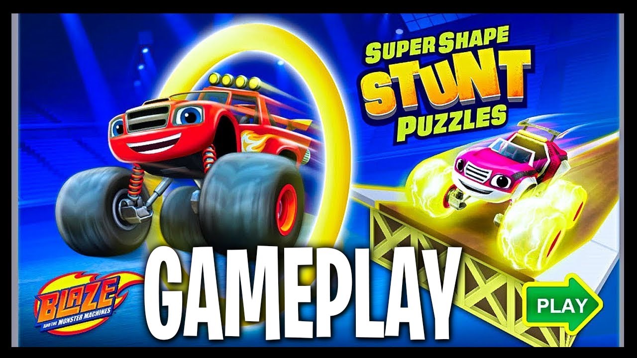 Blaze and the Monster Machines - Super Shape Stunt Puzzles! - Episode ...
