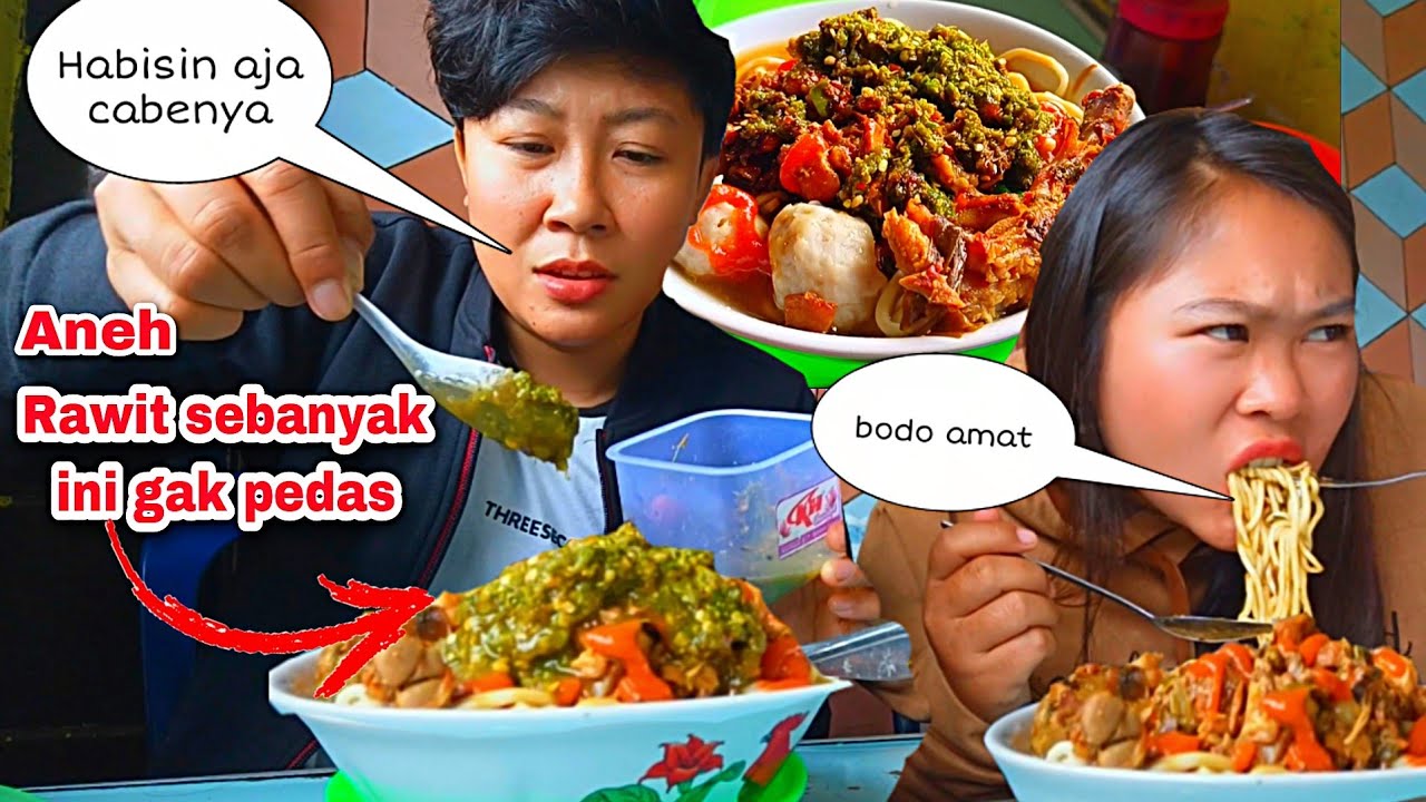 JEMPUT KIKI + MAKAN MIE AYAM ENAK DI DEKAT RUMAH KIKI CABENYA GAK PEDAS ...