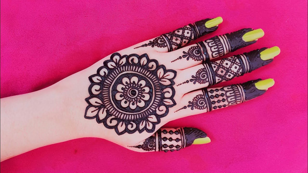 Simple mehndi design | Mehandi ka design | Mehandi design | Mendini ...