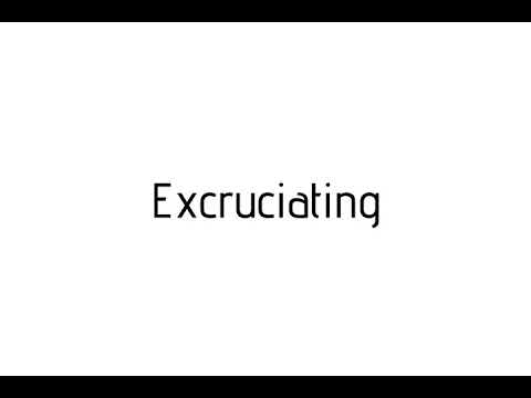 How to pronounce Excruciating / Excruciating pronunciation - YouTube