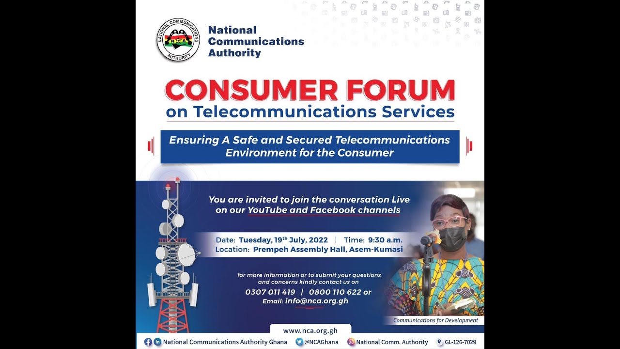 CONSUMER FORUM ON TELECOMMUNICATION SERVICES LIVE FROM PREMPEH ASSEMBLY ...