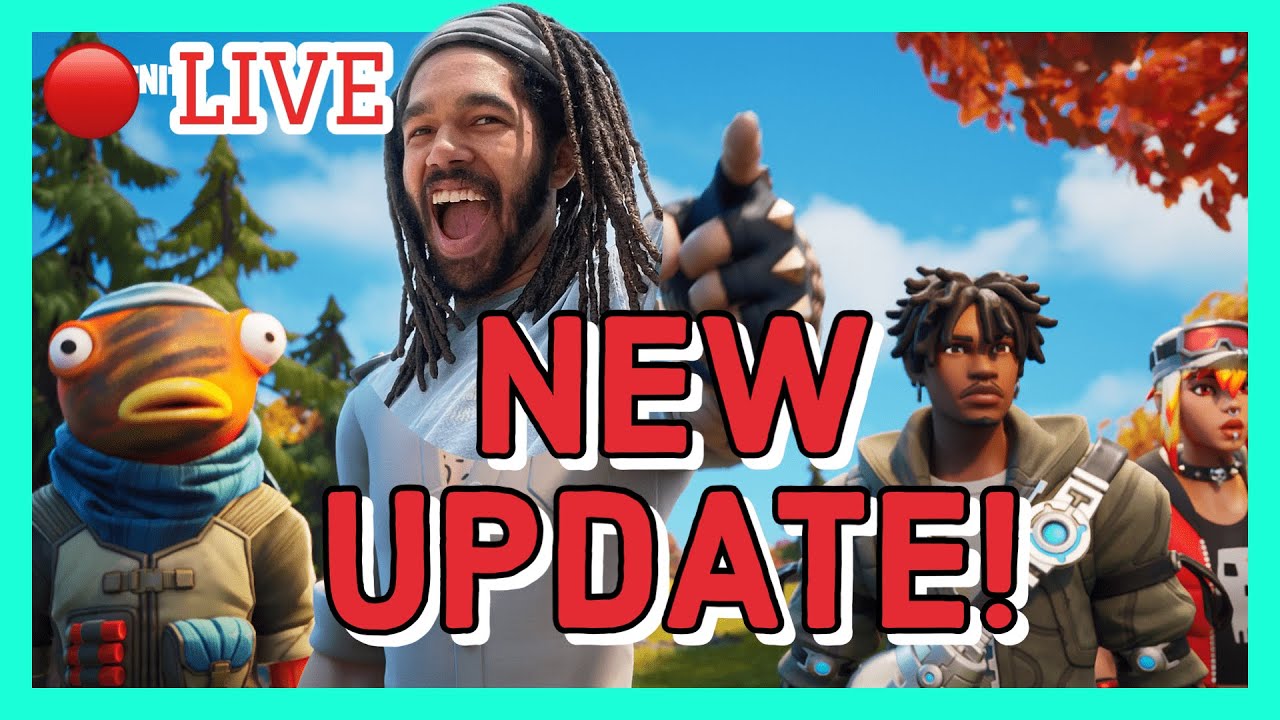 LIVE: Fortnite NEW UPDATE Transformers / battle pass / weapons - YouTube