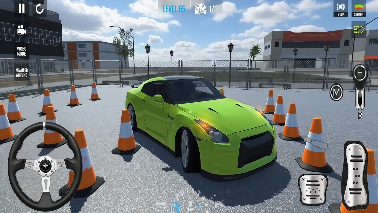 Car Parking Simulator All Levels Gameplay | Realistic Car Driving ...