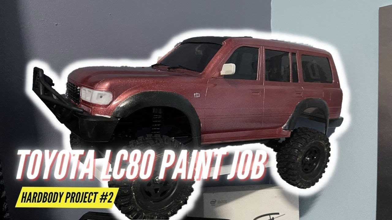 Hardbody Project #2 - 1:10 Toyota LC80 Paint Job | SCX10 Clone - YouTube