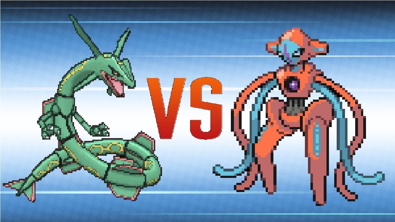 Pokemon Rayquaza & Groudon & Kyogre vs Deoxys & Zeraora & Genesect - YouTube