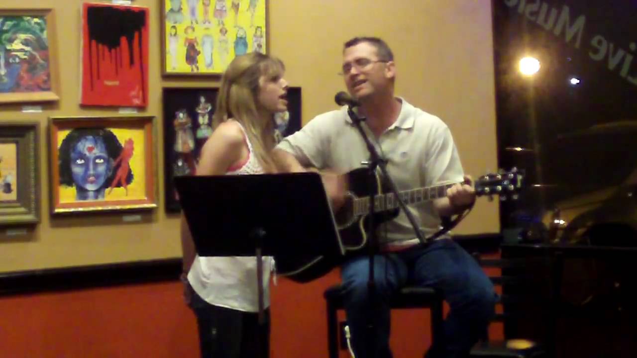 Ali and Daddy at Java Jo'z - YouTube
