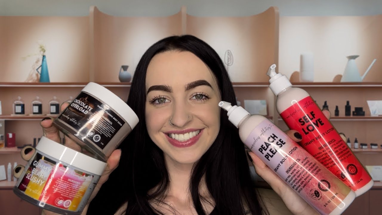 [ASMR] Body Care Try On Bar RP | Amorevolous Aesthetics - YouTube