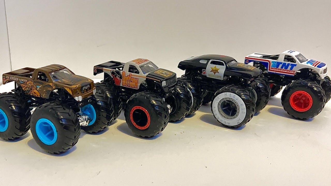 Monster Machines 2022 Wave 1 UNBOXING!!! (Outlaw, Sherrif, El Oso Loco ...