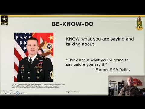 Foundations of Army Leadership - BLC Class 003-21 - YouTube